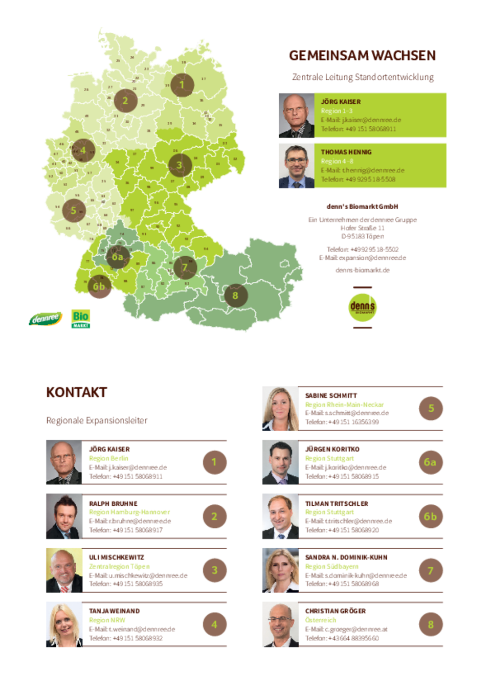 Ansprechpartner: Dennree Biohandelshaus